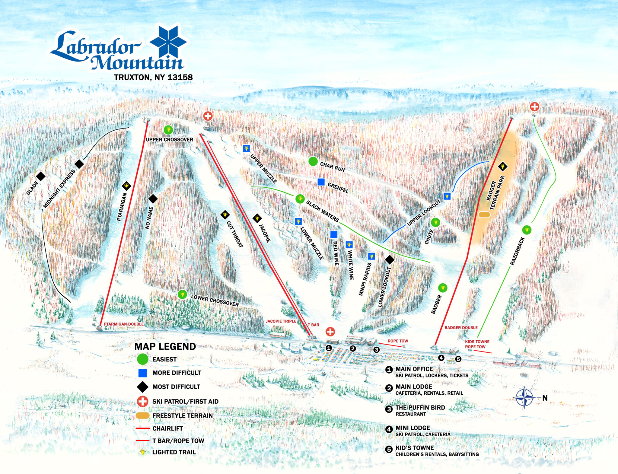 Labrador Trail Map | SkiCNY